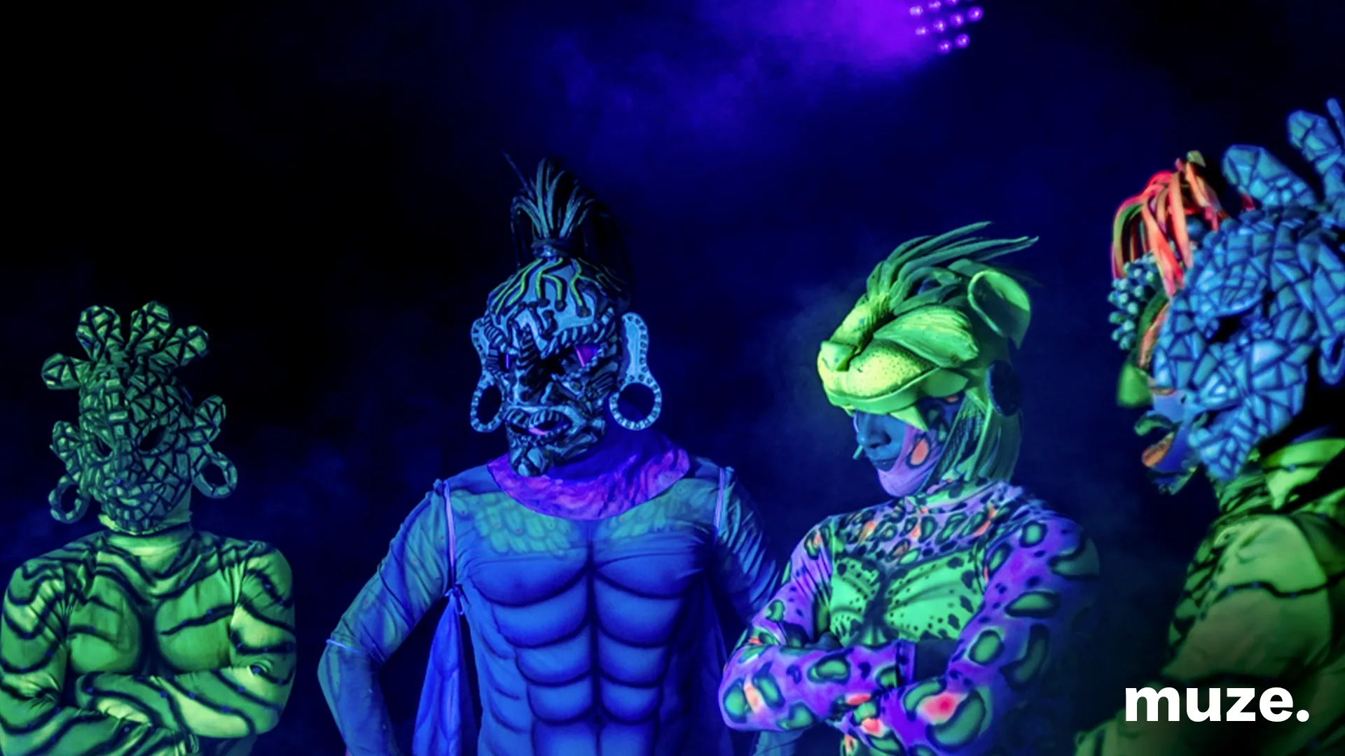 Glow Pirates Circus Performers | Muze Entertainment