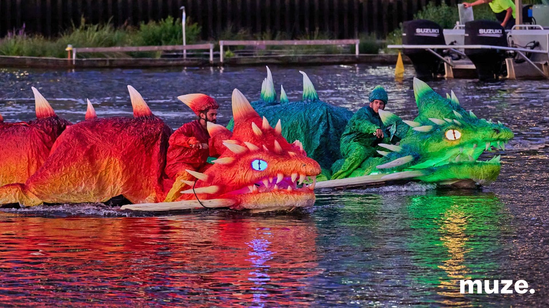 Water Puppet Show | Hire Dragon Puppet Show | Muze Entertainment