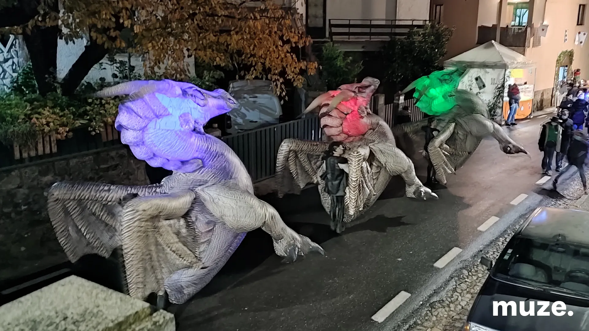 Inflatable Puppets Street Parade | Dragon Puppets | Muze Entertainment